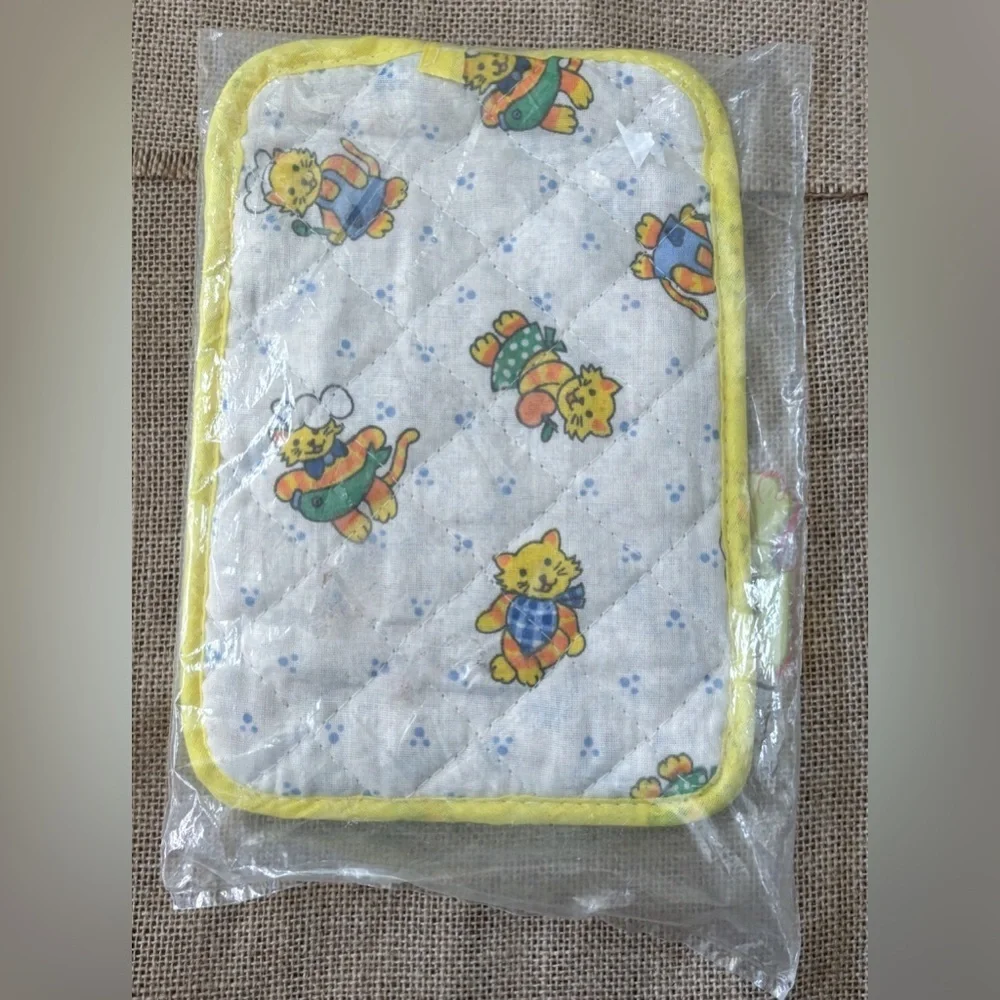 Vintage | Kitchen | Vintage Hot Notes Cat Pot Holder Notepad Set Kitsch ...